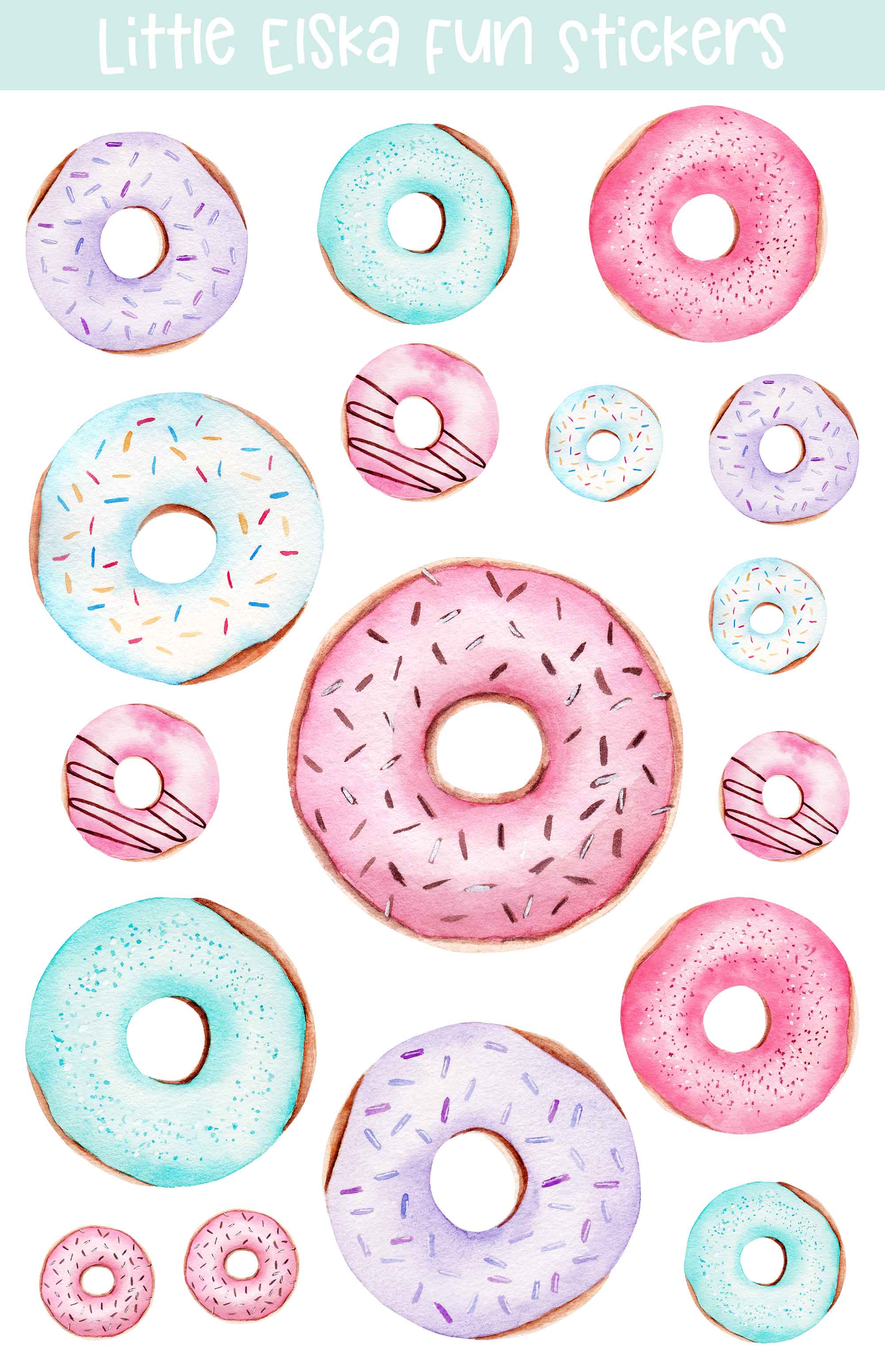 Donuts Sticker Sheet
